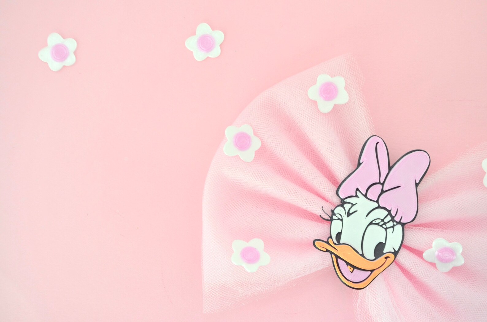 Daisy Duck Hair Bow Donald Duck Girlfriend Hair Clip Disney | Etsy