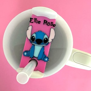 Stitch Stanley Name Plate Tag, Stitch Stanley Topper, Lilo and Stitch ...