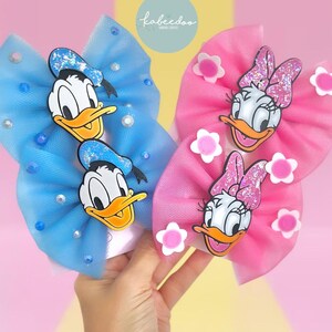 Daisy Duck Hair Bow, Donald Duck Girlfriend Hair Clip, Disney Daisy ...