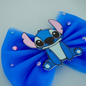 Stitch Hair Bow, Ohana Hair Clip, Disney Lilo and Stitch Headband ...