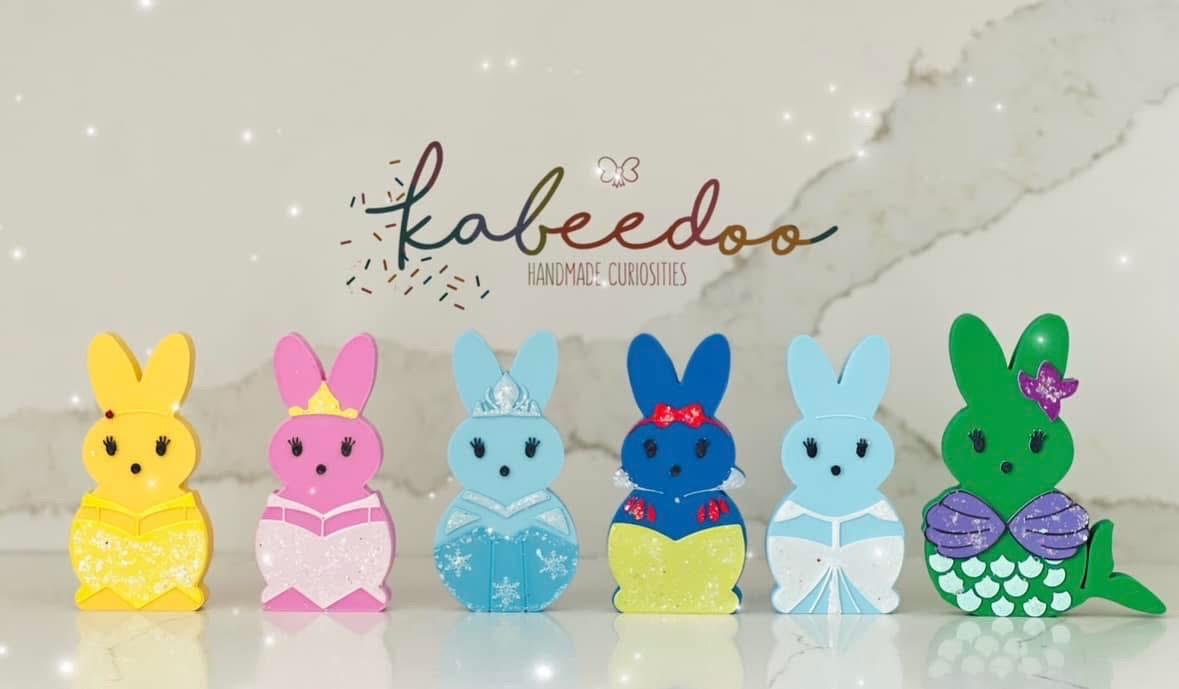 Disney Princess Peep Decor, Tabletop Peep Decor, Easter Disney Tiered ...
