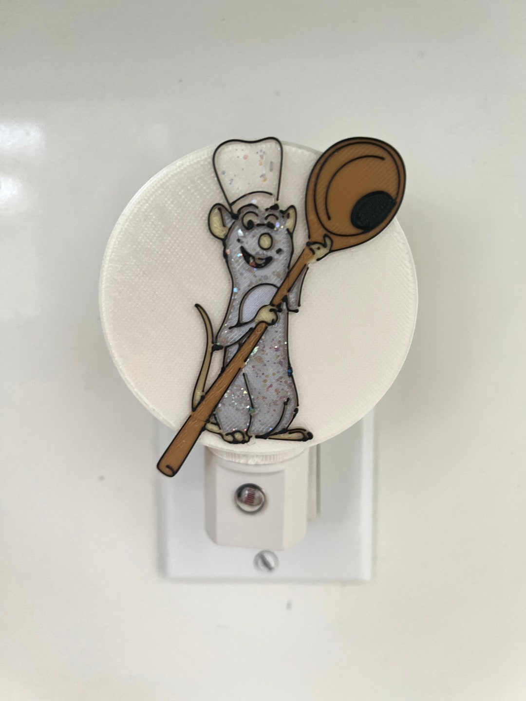 Remy Ratatouille Night Light, Mouse Chef Light plug-in, LED, Disney ...