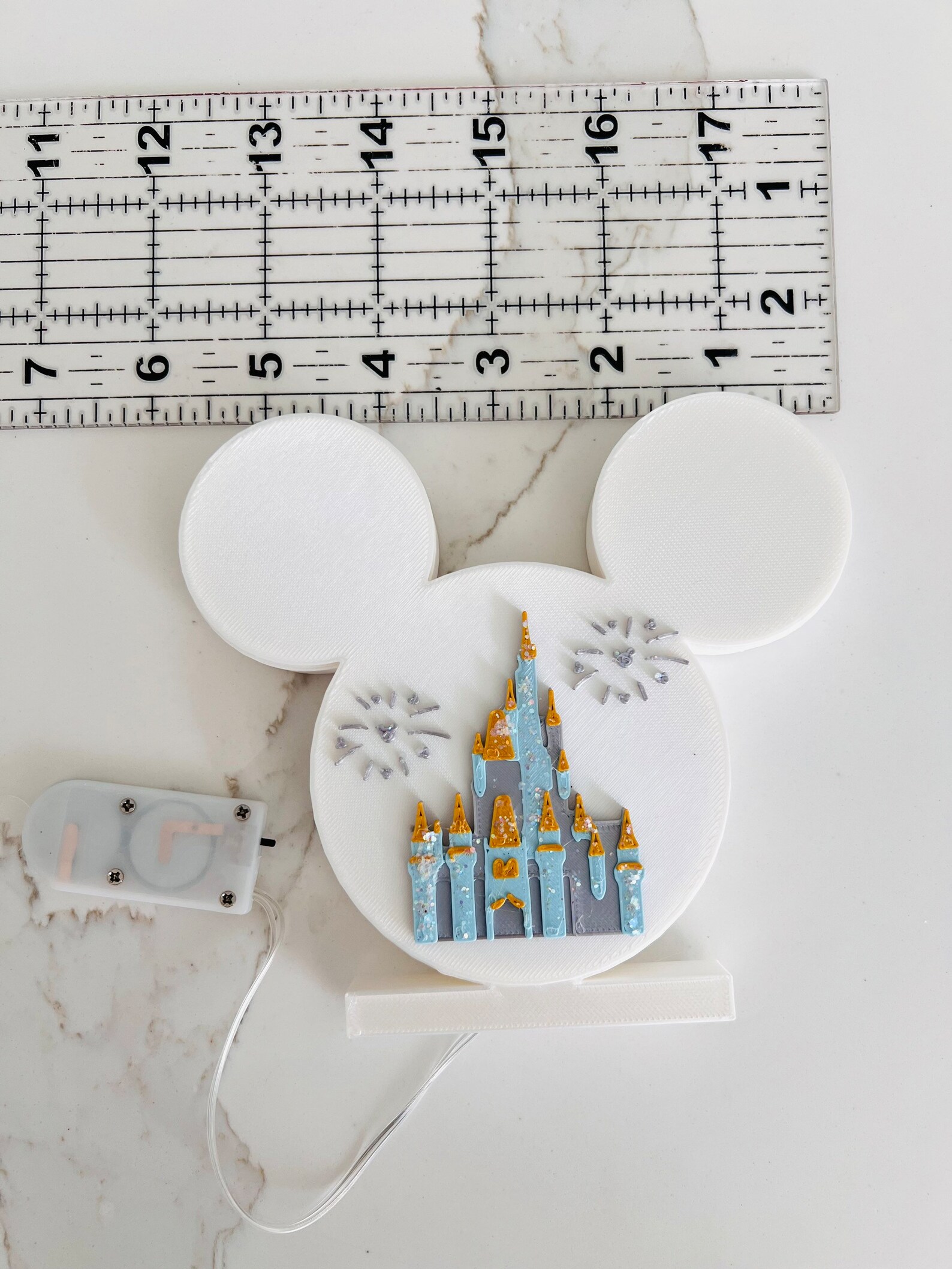 Disney Castle Light Tiered Tray Home Decor, Unique Gift for Disney ...