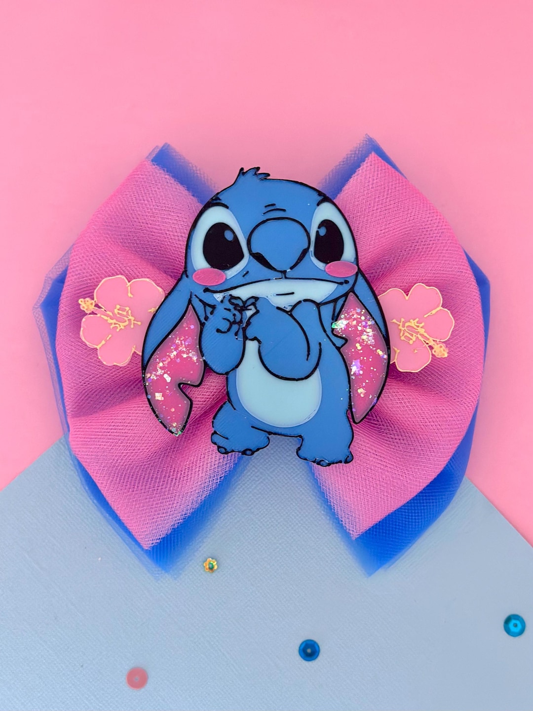 Disney Lilo and Stitch Headband, Stitch Hair Bow, Ohana Hair Clip ...