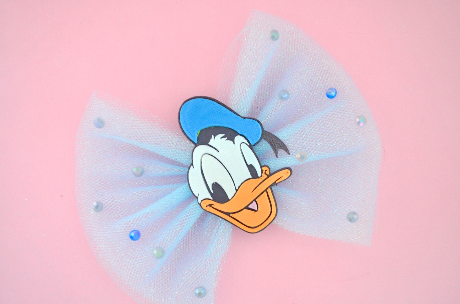 Daisy duck hair bow Donald Duck girlfriend hair clip Disney | Etsy