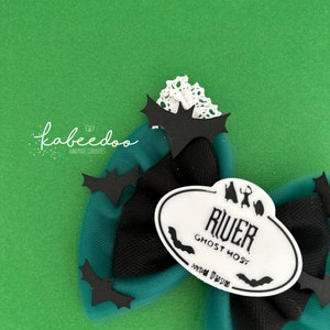 Haunted Mansion Hair Bow, Haunted Mansion Maid Bow Clip, Disney ...