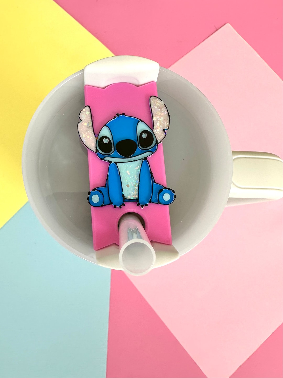 Stitch Stanley Name Plate Tag, Stitch Stanley Topper, Lilo and Stitch ...