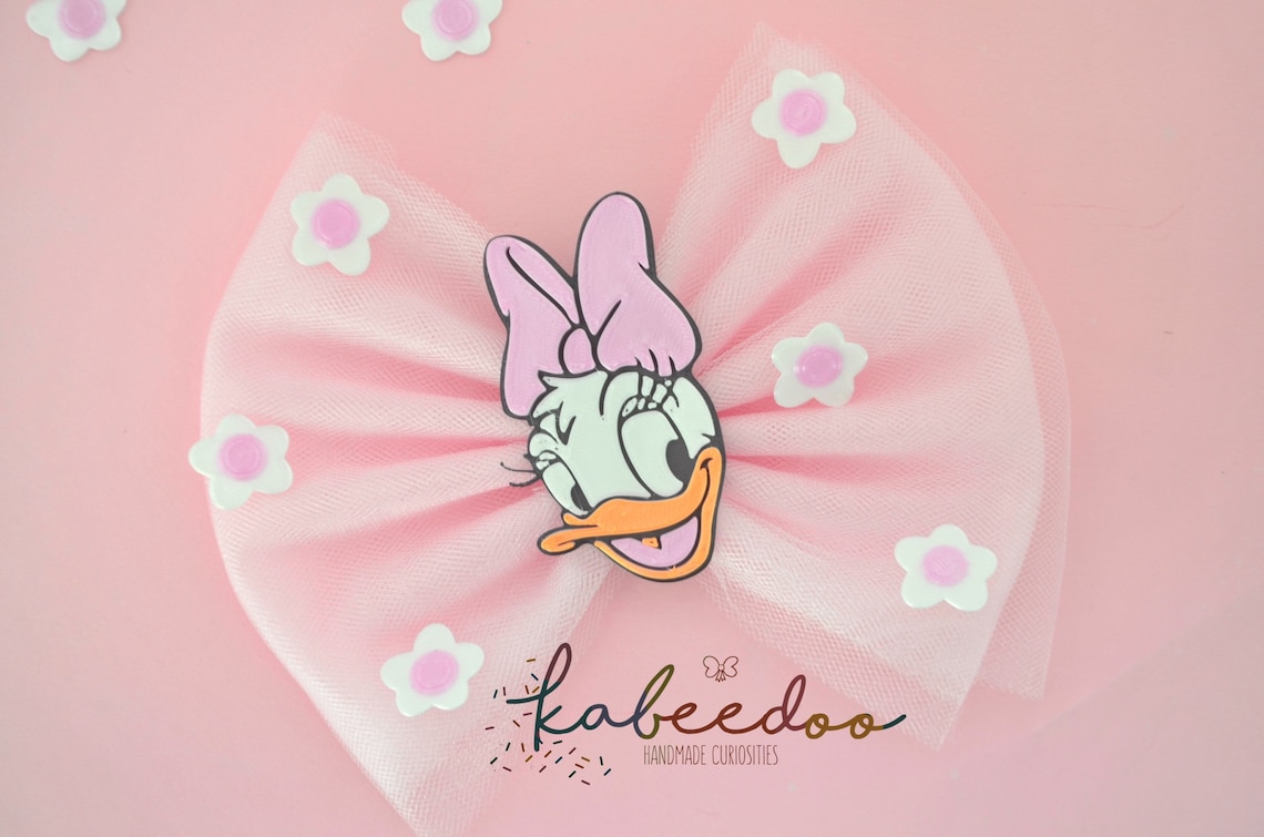 Daisy Duck Hair Bow Donald Duck Girlfriend Hair Clip Disney | Etsy