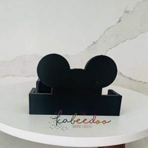 Mickey Desk Accessory, Mickey Mouse Sticky Note Holder, Minnie Post-it ...