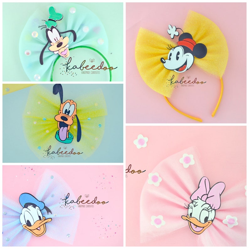 Daisy Duck Hair Bow Donald Duck Girlfriend Hair Clip Disney | Etsy