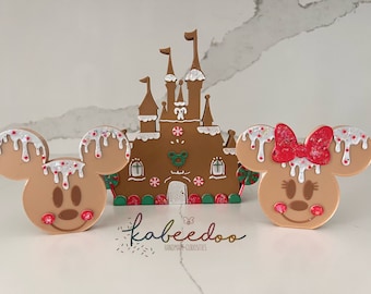 Mickey Gingerbread Tray Decor - Etsy