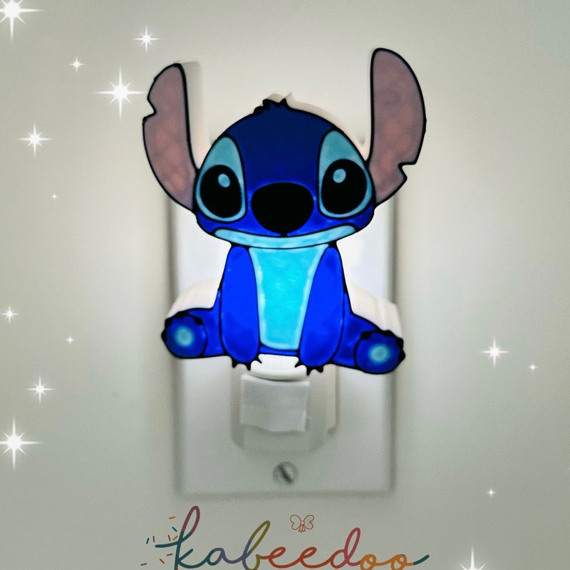 Stitch Night Light - Etsy