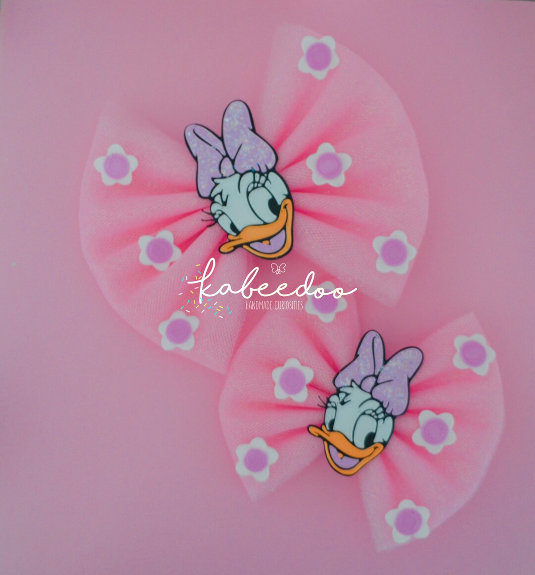 Daisy Duck Hair Bow, Donald Duck Girlfriend Hair Clip, Disney Daisy ...