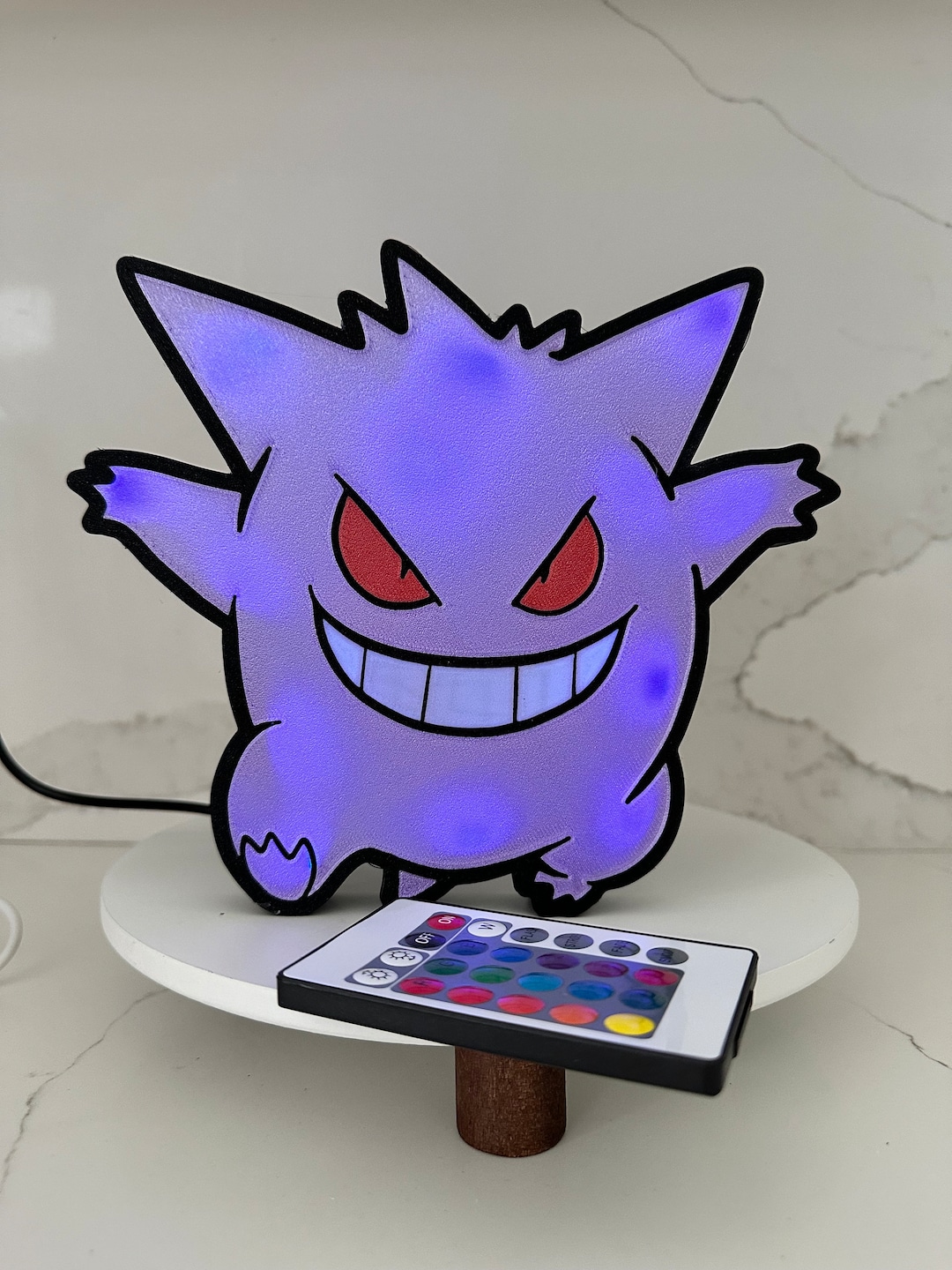 Gengar Pokemon Light Lamp Decor Birthday Gift for Kids Gengar Fan Gift ...