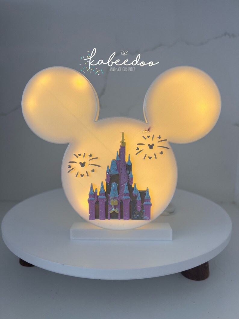 Disney Castle Light Tiered Tray Home Decor, Unique Gift for Disney ...
