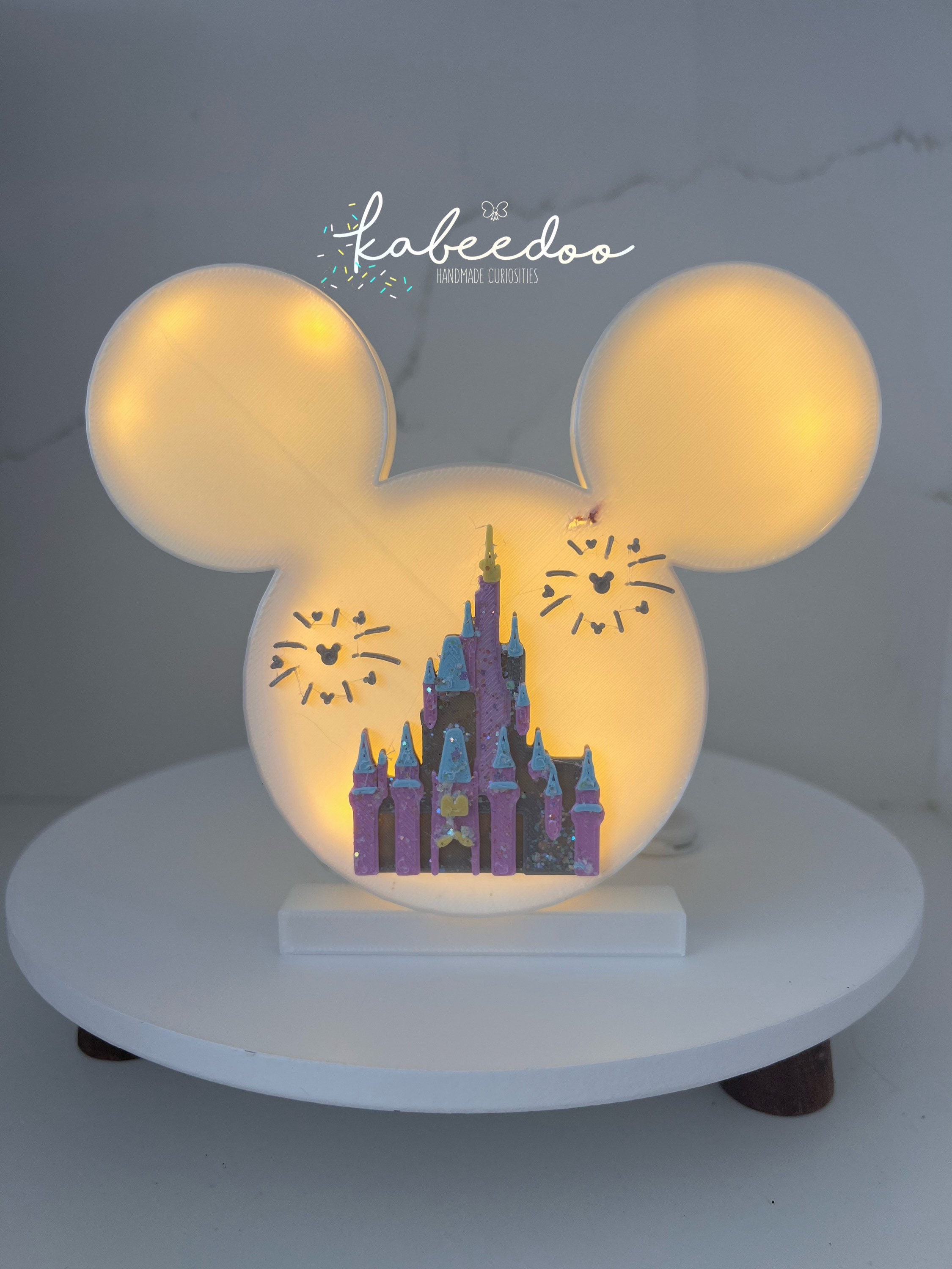 Disney Castle Light Tiered Tray Home Decor, Unique Gift for Disney ...