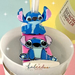 Stitch Stanley Name Plate Tag, Stitch Stanley Topper, Lilo and Stitch ...