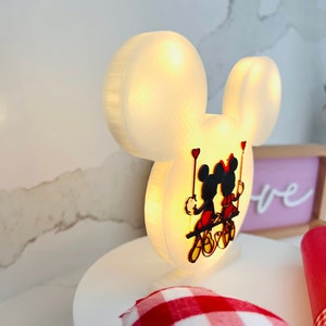 Disney Mickey and Minnie Light Tiered Tray Home Decor, Mickey Decor for ...
