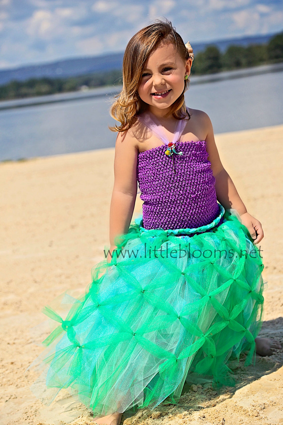 Mermaid Costume, Mermaid Dress, Mermaid Birthday Dress, Mermaid Tutu ...