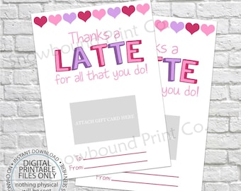 Thanks a latte | Etsy