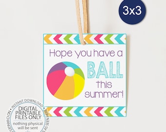 EDITABLE Have a Great Summer Tag, End of School Year Tag, Candy Tag ...