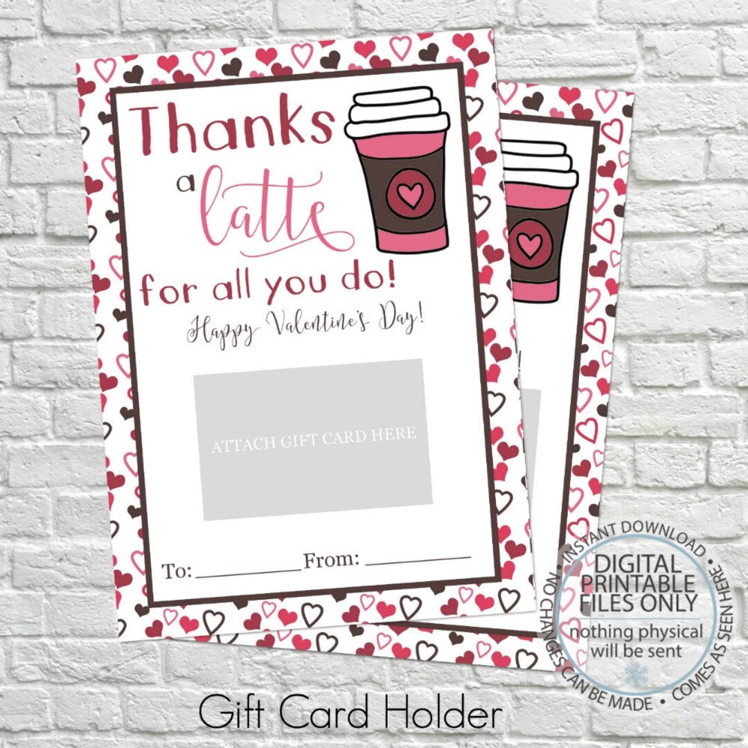 Valentine's Day Gift Card Holder, Thank You Gift Card Holders ...