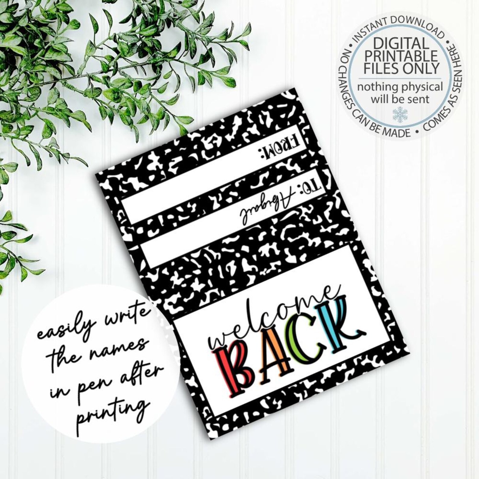 Printable Back to School Treat Bag Toppers - 3 Inch - Gift Bag Toppers ...