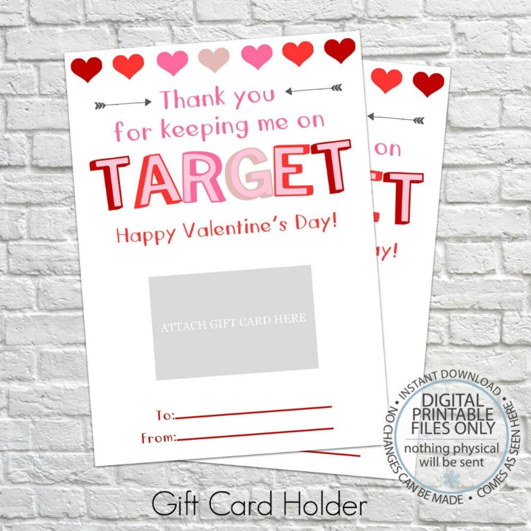 Valentine's Day Gift Card Holder, Thank You Gift Card Holders ...