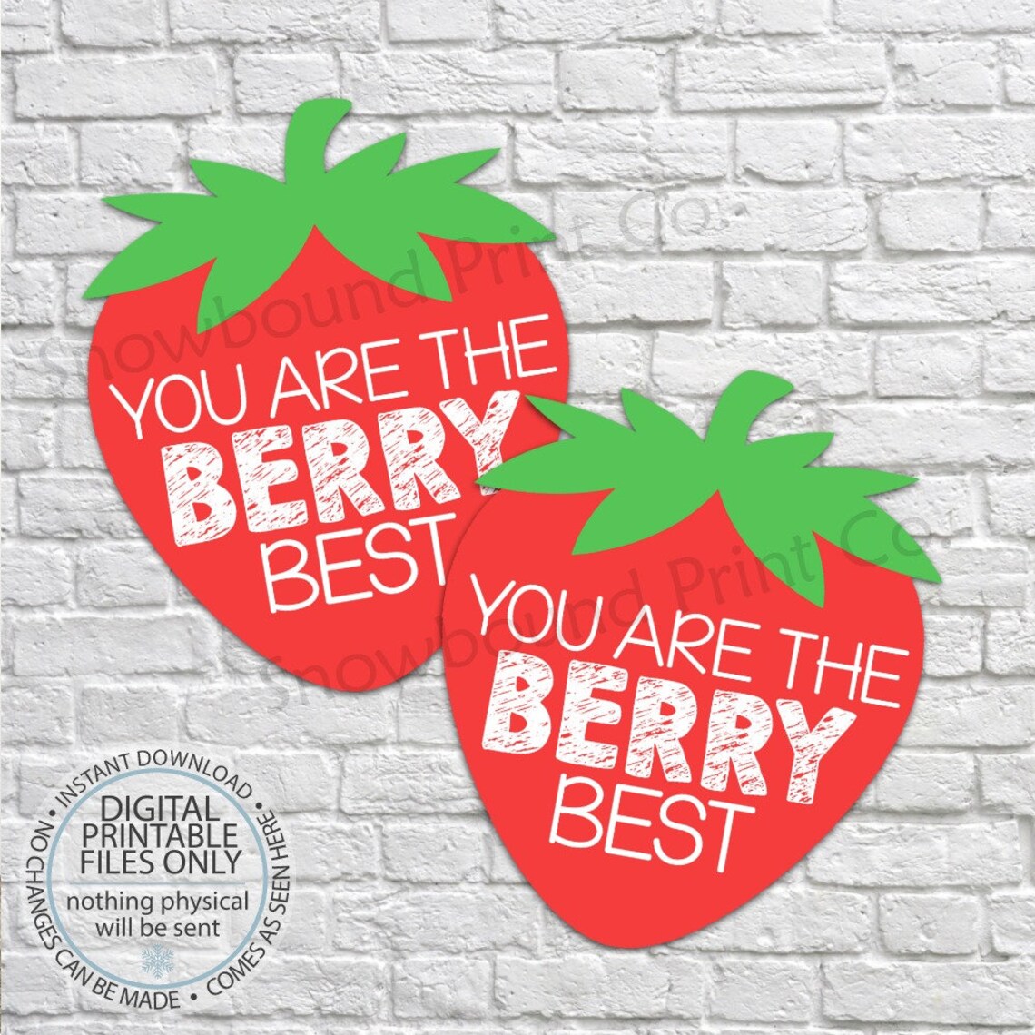 Printable Teacher Gift Tags You Are the Berry Best Teacher - Etsy Finland