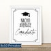 Printable Nacho Average Graduate Party Sign, Graduation Nacho Bar Sign ...