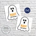 Printable Halloween Gift Tags, Ghost Gift Tags, Halloween Boo Tag ...