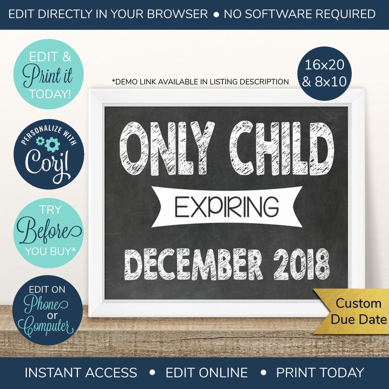 Only Child Expiring - Etsy