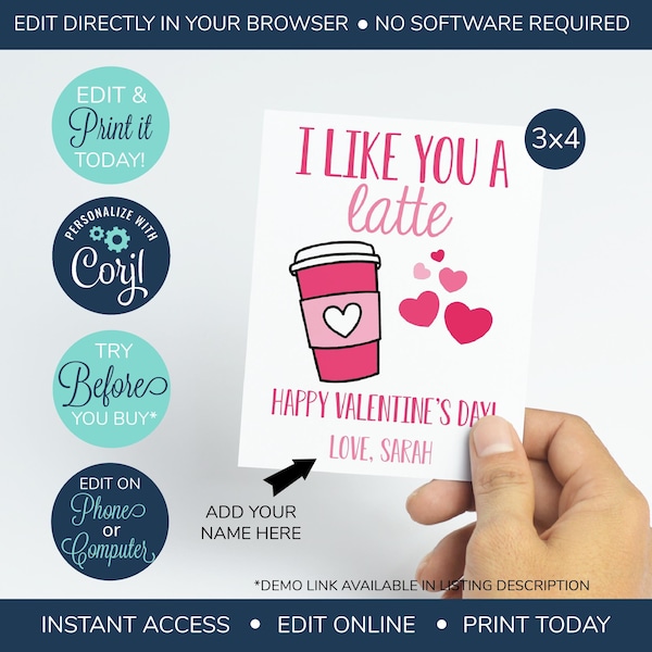 I Love You a Latte - Etsy