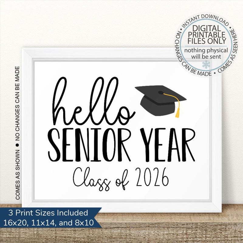 Senior 2025 Letters - Etsy