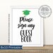 Graduation Guest Book Sign, Sign My Guest Book, Graduation Party, Open ...