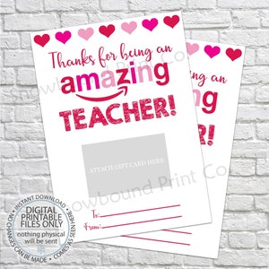 Valentine's Day Gift Card Holder, Thank You Gift Card Holders ...