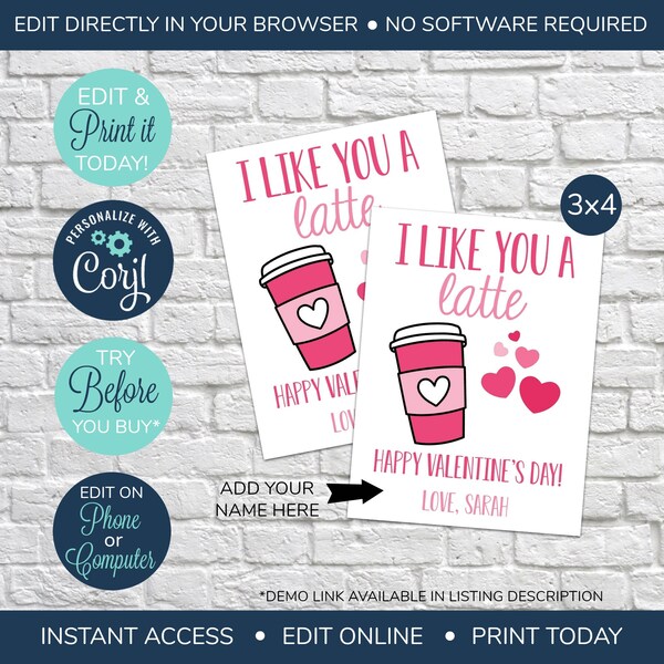 Latte Coffee Cup - Etsy