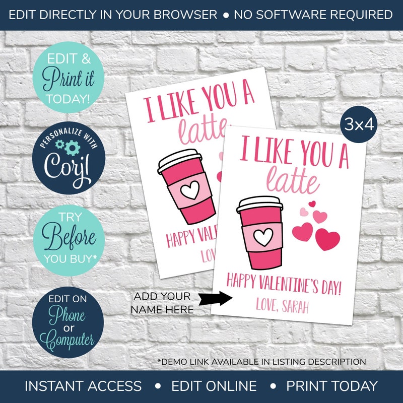 I Love You a Latte - Etsy