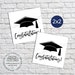 Printable Graduation Gift Tags, Class of 2024, High School, College ...