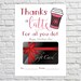 Valentine's Day Gift Card Holder Thank You Gift Card - Etsy