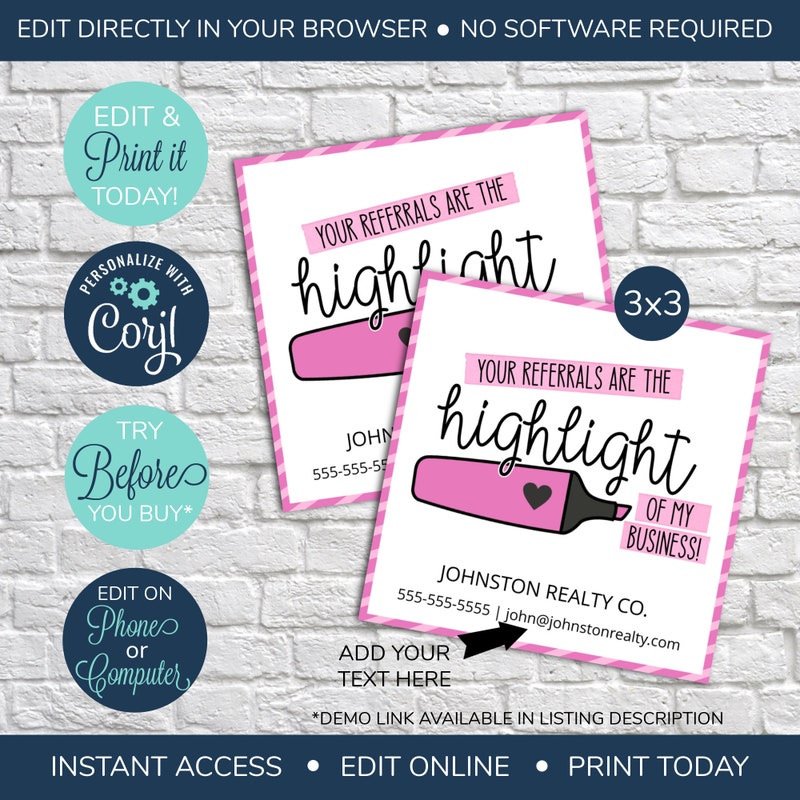 Realtor Referral - Etsy