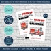 EDITABLE Classroom Valentine's Day Cards, I'm Fired Up, Fire Truck ...