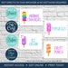 EDITABLE Popsicle Party Food Tents, Popsicle Birthday Food Labels ...