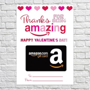Valentine's Day Gift Card Holder, Thank You Gift Card Holders ...