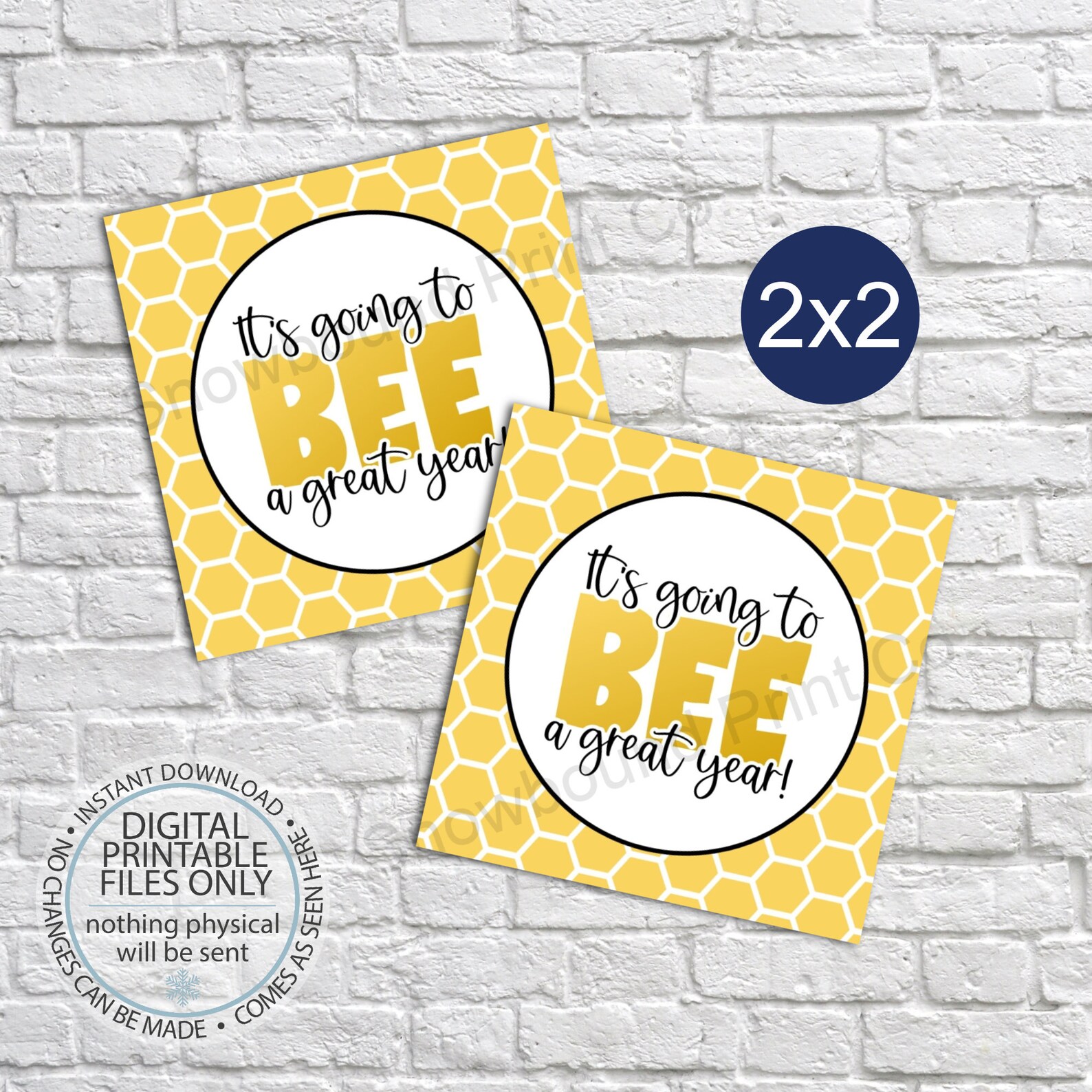 Printable Back to School Tags BEE a Great Year Teacher Gift - Etsy