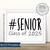 Printable First Day of Senior Year Sign, I'm a Senior, Printable First ...