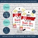 EDITABLE Popcorn Appreciation Gift Tag, Hospital Staff Employee, Nurse ...