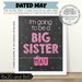 PRINTABLE Big Sister Pregnancy Announcement, I'm Going to Be a Big ...