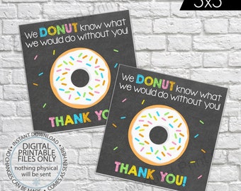 Donut Know What We Would Do Without A Teacher Like You - Etsy