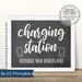 Charging Station Sign, Recharge Your Devices Here, Wedding Charge Bar ...